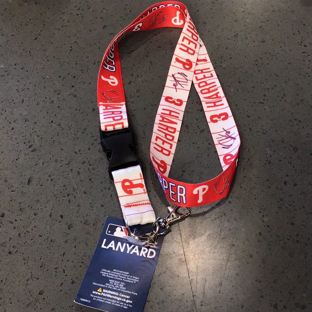 Player Lanyard Bryce Harper Philadelphia Phillies – Overtime Sports