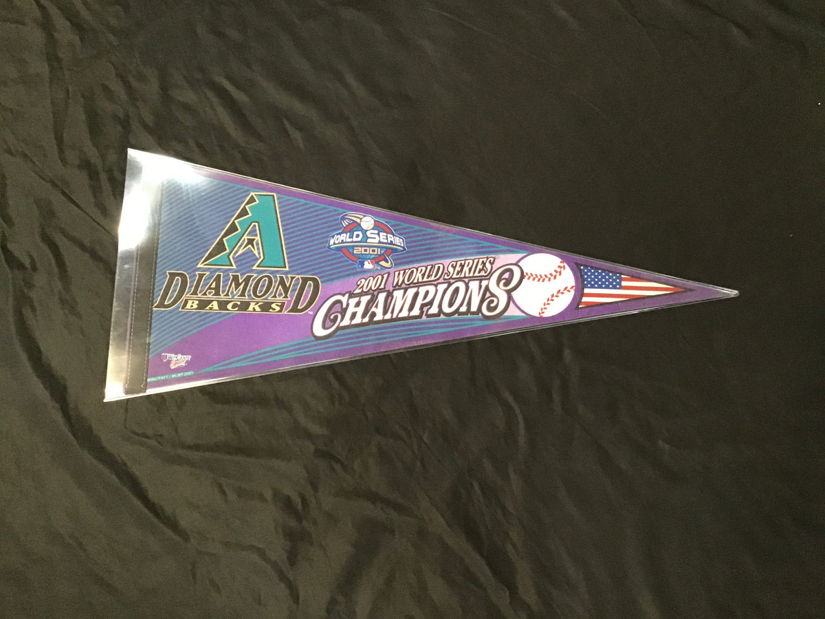Team Pennant Arizona Diamondbacks 2001 World Series Champions ...