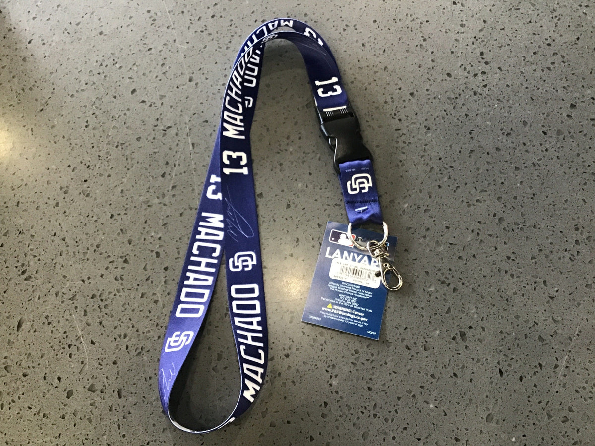 Player Lanyard Manny Machado #13 San Diego Padres – Overtime Sports