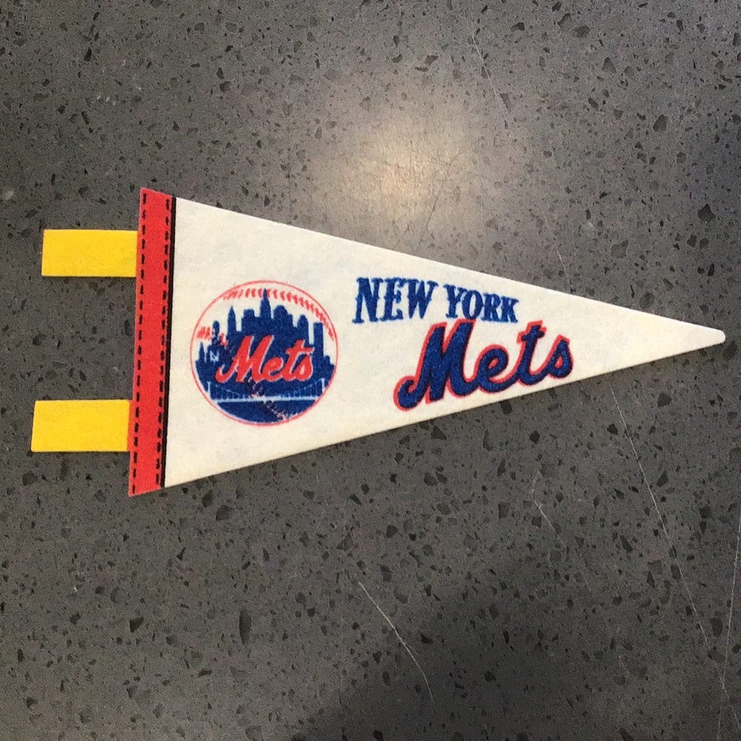 Team Pennant Mini Vintage Baseball New York Mets – Overtime Sports