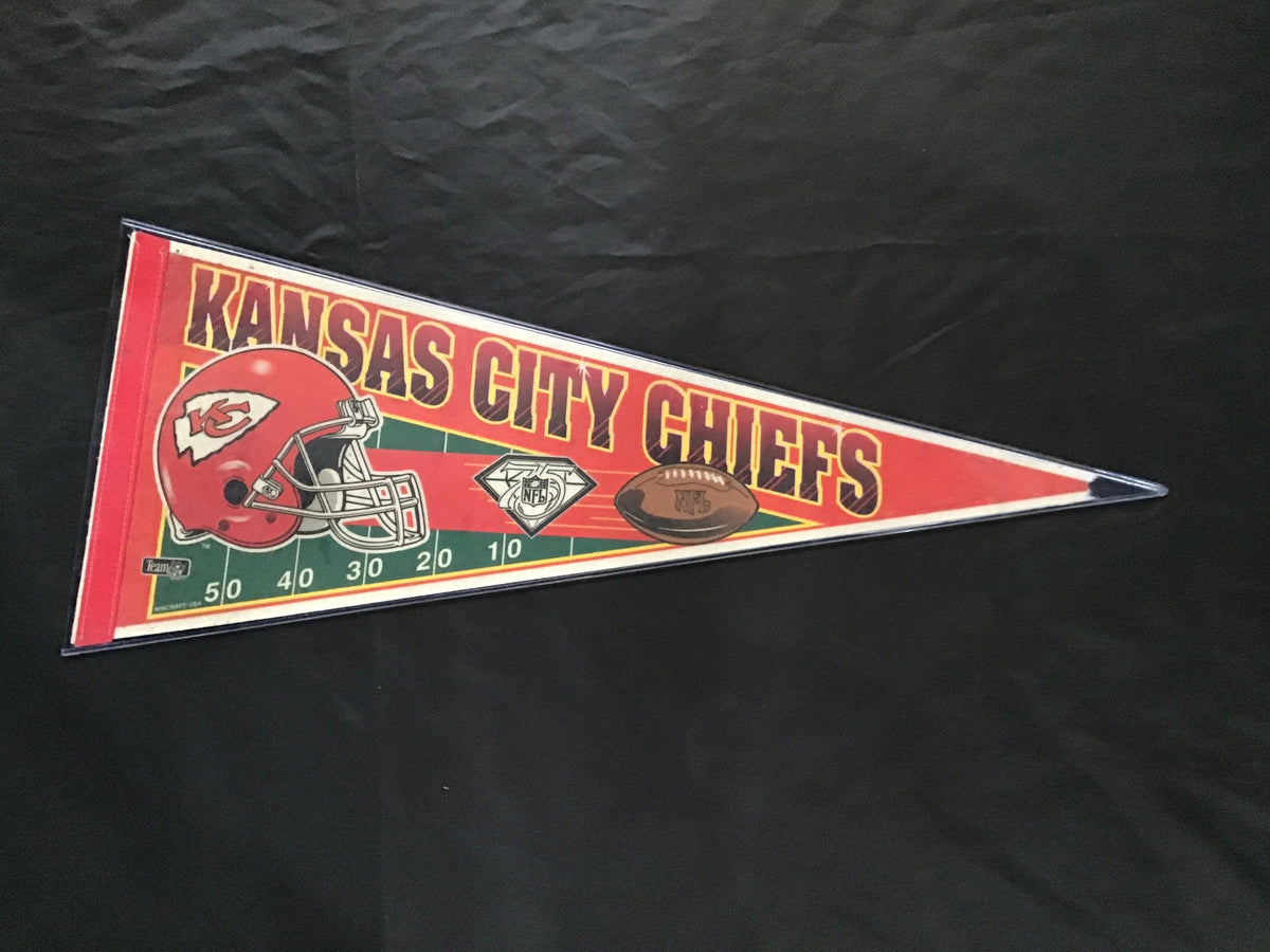 Team Pennant Vintage Football Kansas City Chiefs 75 – Overtime Sports