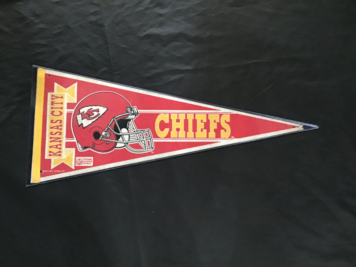 Team Pennant Vintage Football Kansas City Chiefs – Overtime Sports