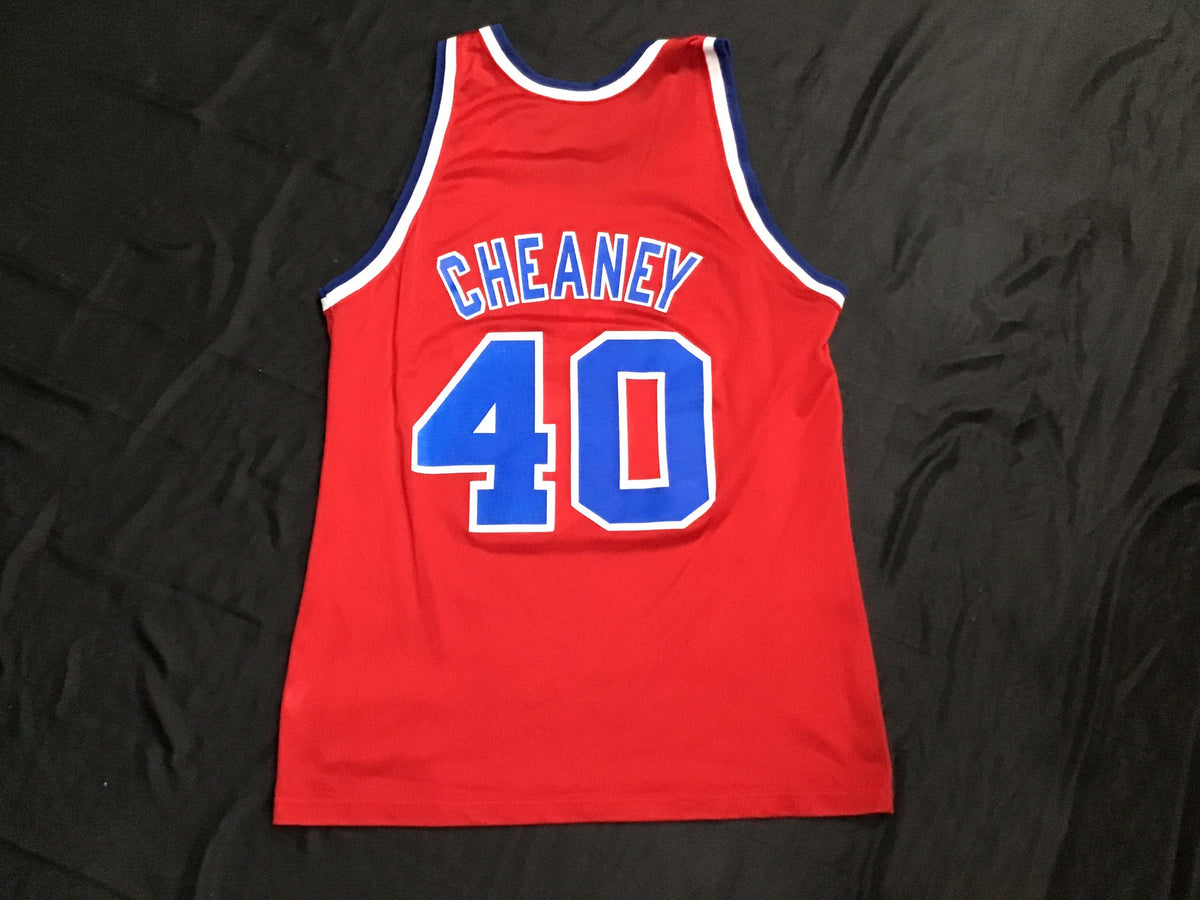 Washington Bullets Calbert Cheaney Men’s 44 Basketball Jersey ...