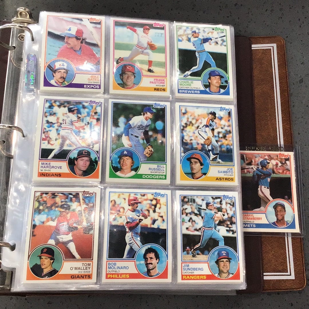 1983 Topps Baseball Complete Set and Topps Update Complete Set 1-132 ...