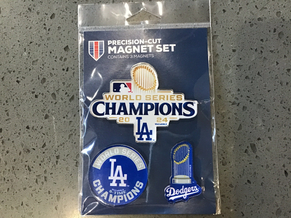 2024 Los Angeles Dodgers World Champions Magnet Set – Overtime Sports