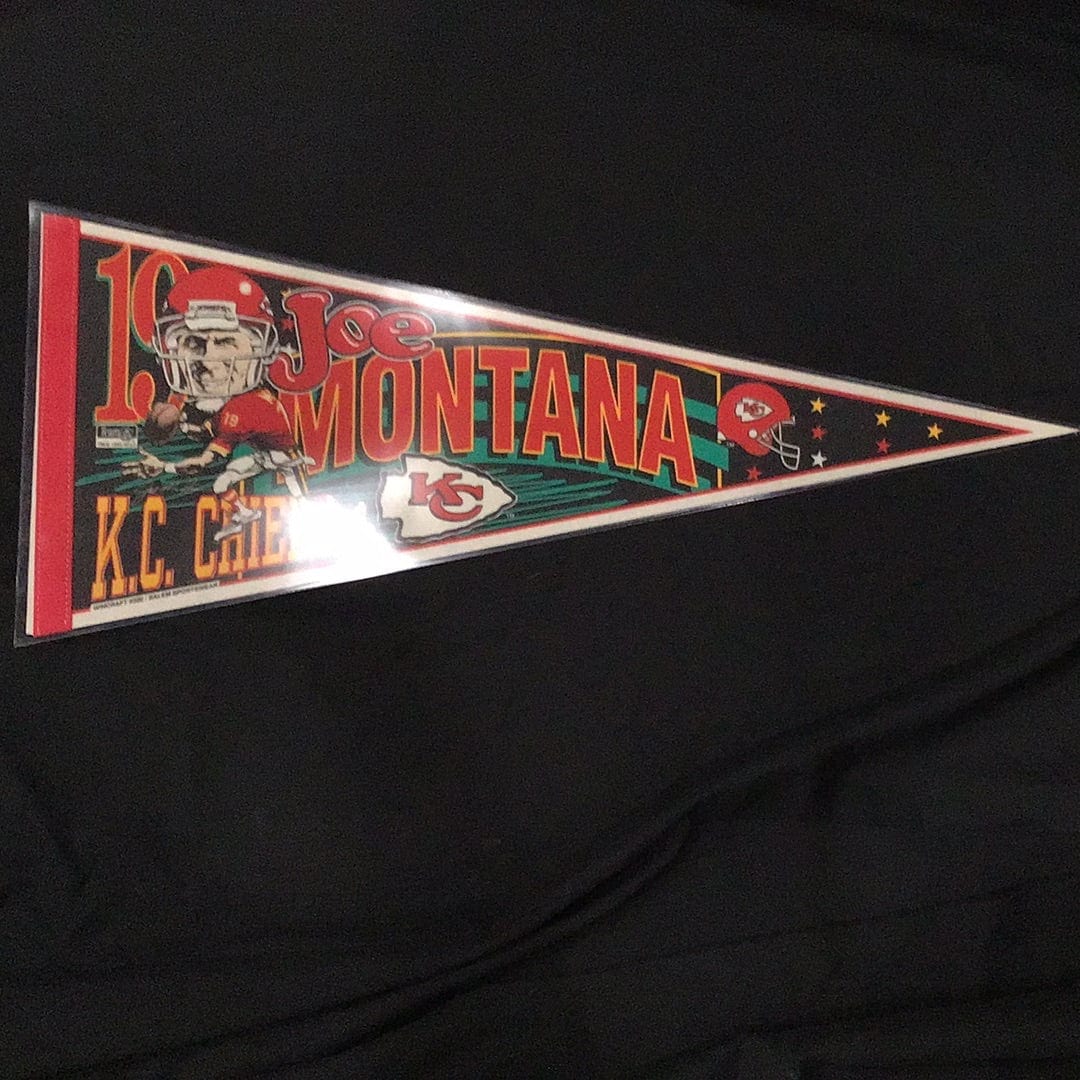Joe Montana Vintage Pennant – Overtime Sports
