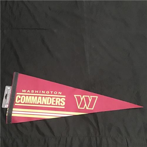 Team Pennant - Football - Washington Commanders – Overtime Sports