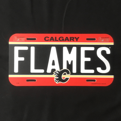 License Plate - Hockey - Calgary Flames – Overtime Sports