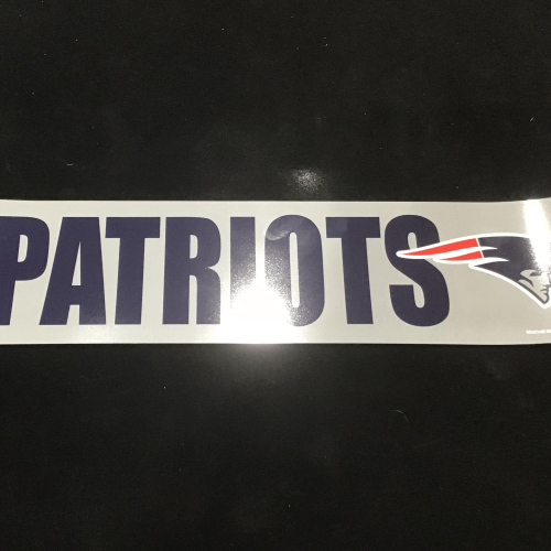 Bumper Sticker - Football - New England Patriots – Overtime Sports
