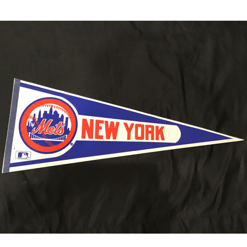 Team Pennant - Baseball - New York Mets Vintage – Overtime Sports