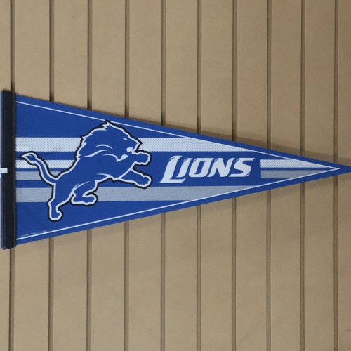 Team Pennant - Football - Detroit Lions – Overtime Sports