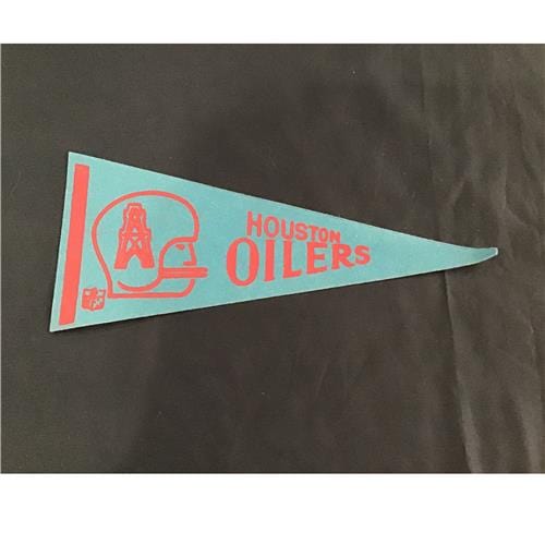 Team Pennant Houston Oilers - Football - Vintage Mini – Overtime Sports